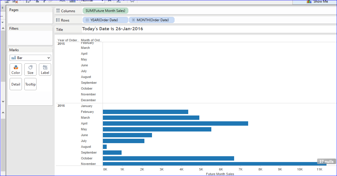 Tableau Visualizations: How to Show future months of current year in ...