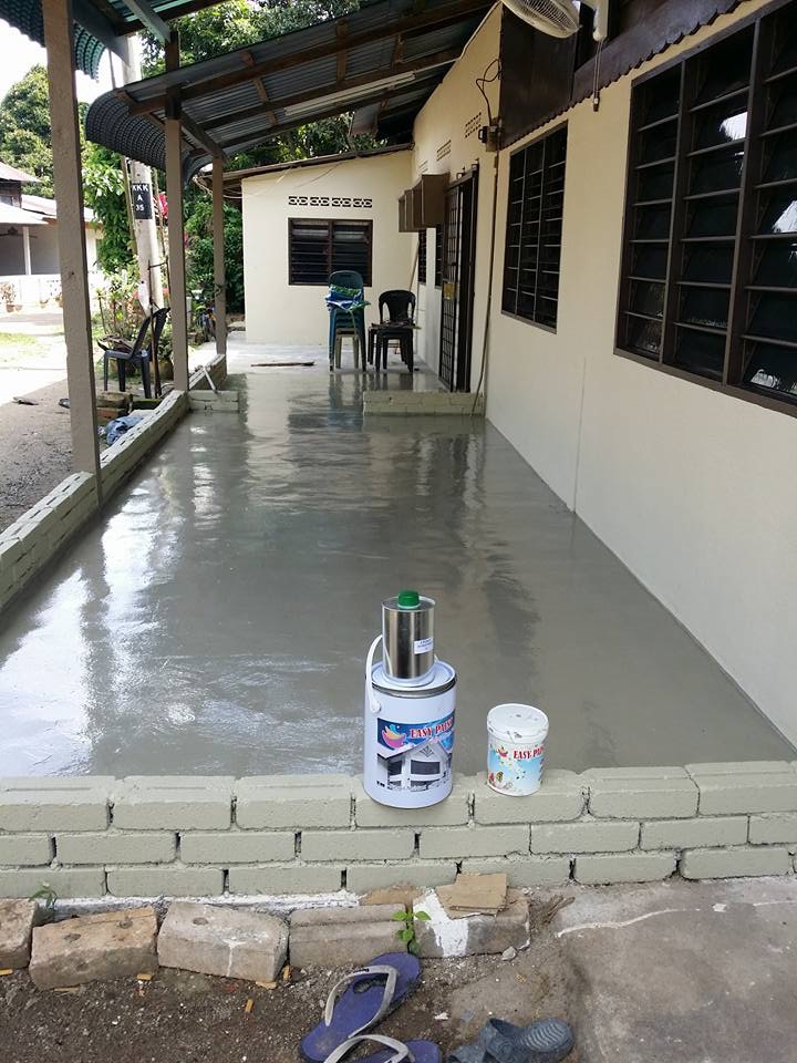 Kerja Cat Kayu Simen dan Lantai