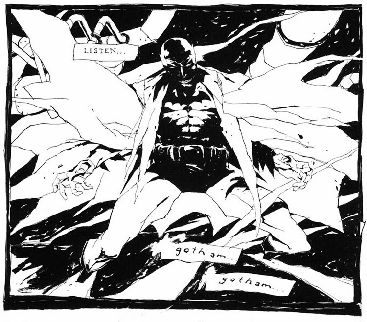 The Great Comic Book Heroes: Kent Williams' expressionistic Batman ...