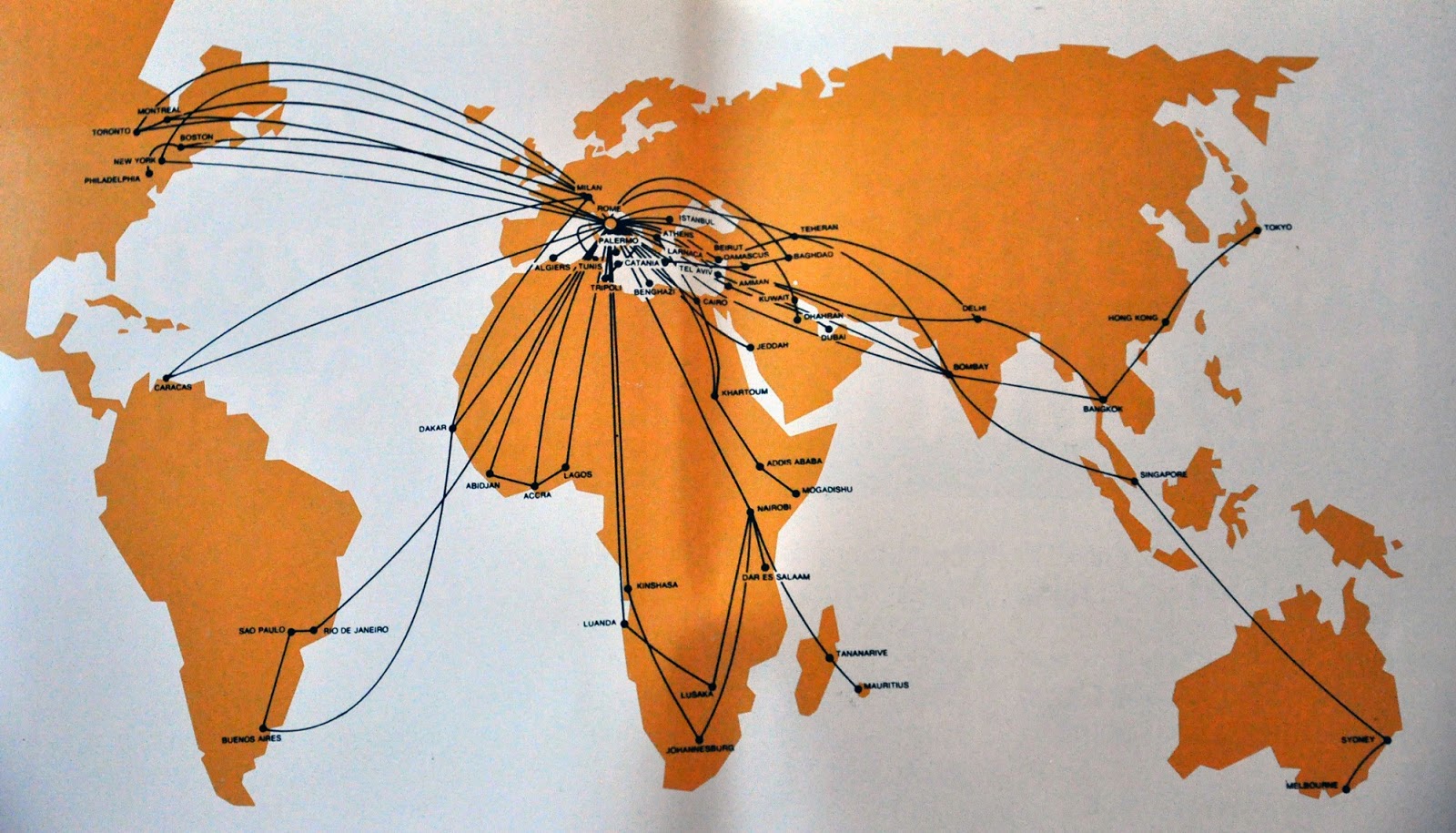 The Timetablist Alitalia Route Map 1977 the-timetablist-alitalia-route-map-1977