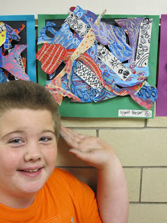 Lake and Hartville Elementary Art: 5th Grade ABSTRACT STELLA SCULPTURES