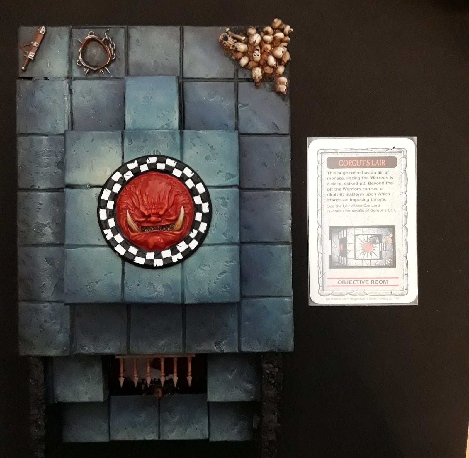 The Rusty Workbench: Warhammer Quest Tile Room - Gorgut's Lair