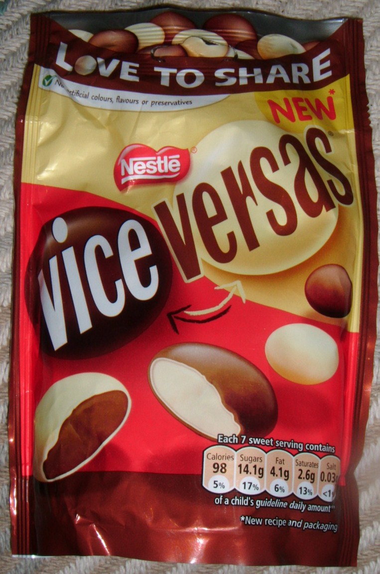 FOODSTUFF FINDS: New Nestle Vice Versas Chocolate Sweets [By @Cinabar]