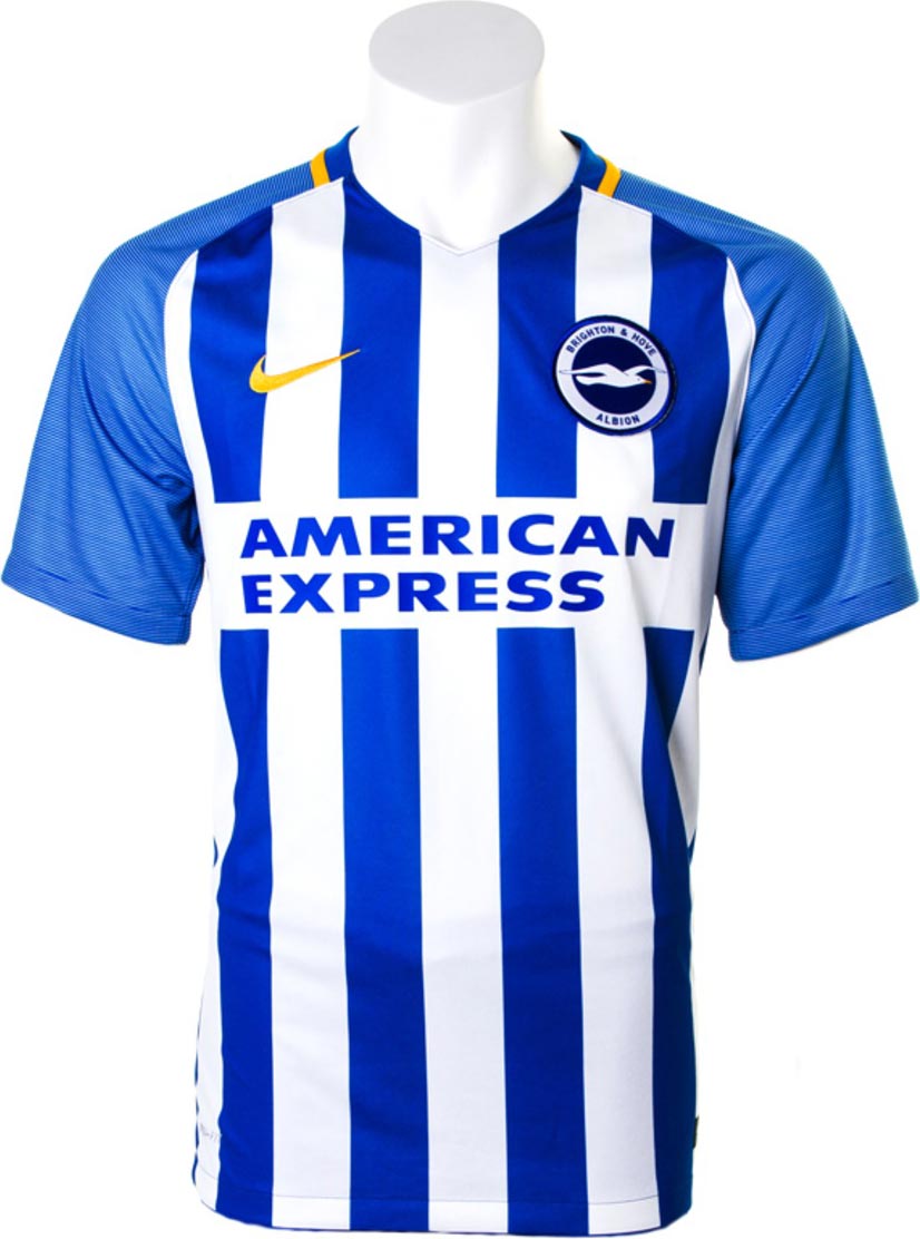 Brighton & Hove Albion 17-18 Premier League Home Kit Released - Footy ...