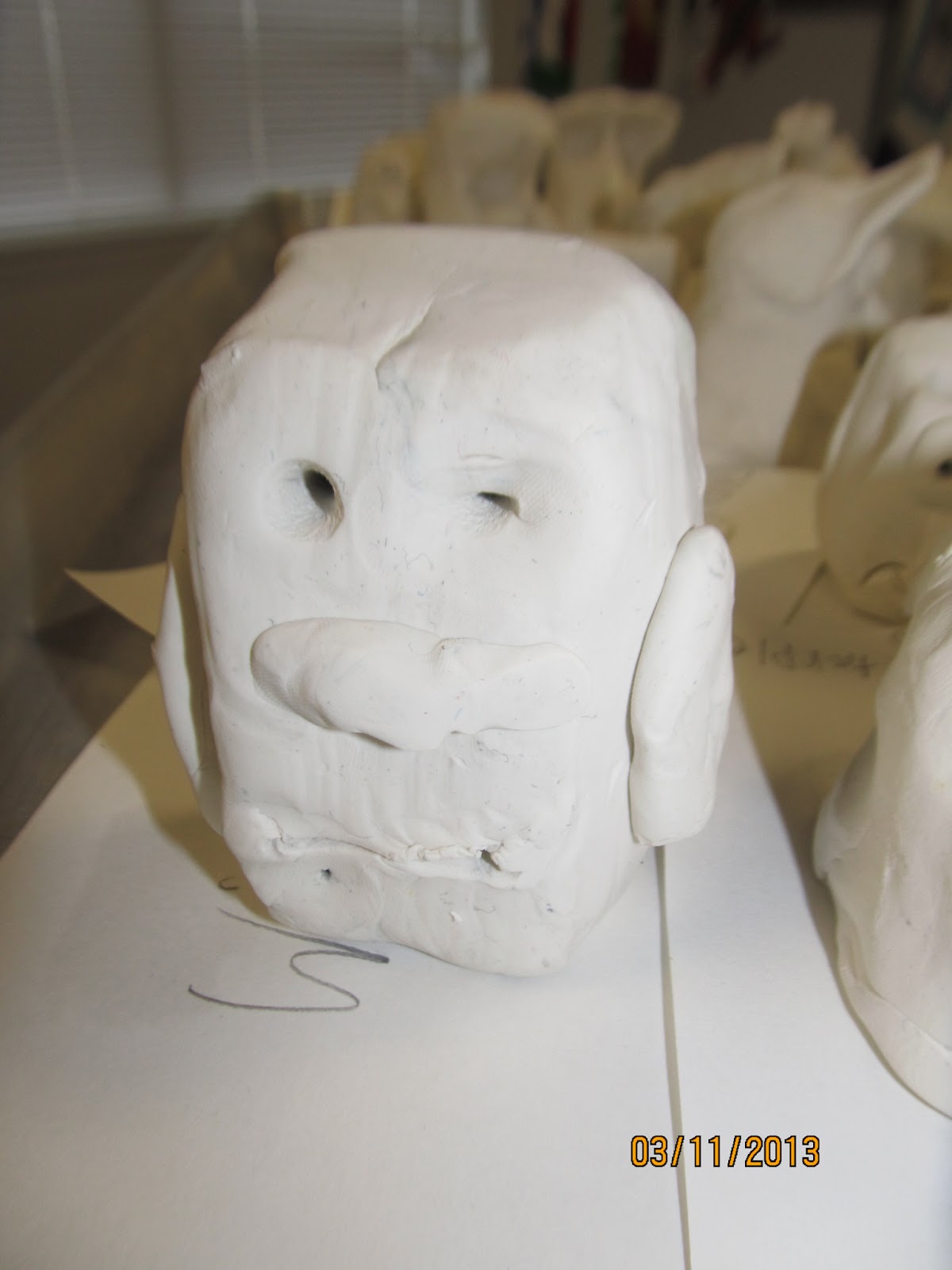 Art Julz: 5th Grade Moai Clay Sculptures