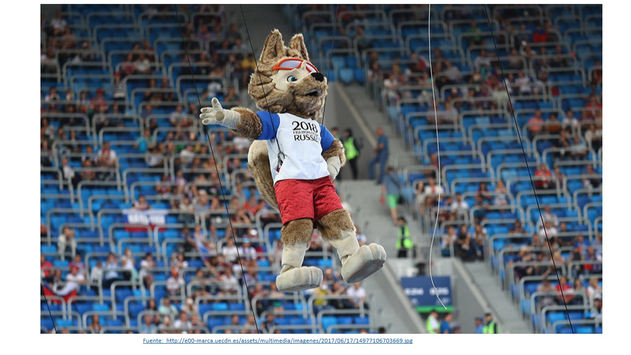 Zabivaka, official mascot of world championship football, Russia 2018 ...