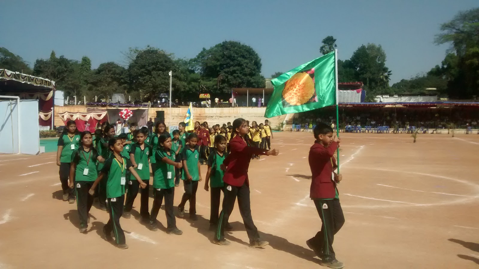Sports Day - HMT Ground - 30/1/16: Sun dance