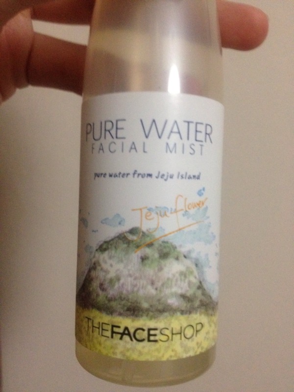 Review: Faceshop Pure Water Facial Mist Jeju Flower and Jeju Marine ...