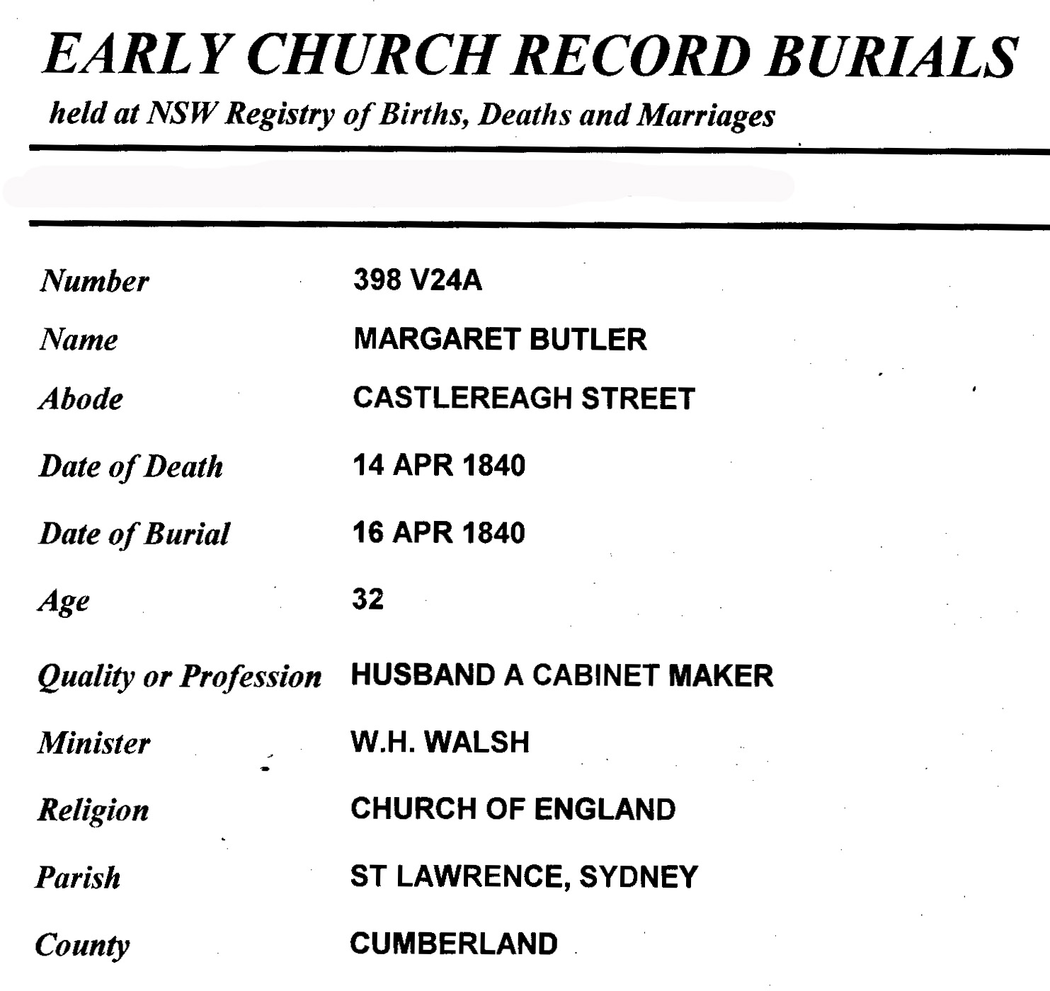 Walter Butler (c.1807-1870)- the life of a 'currency' lad born in the ...