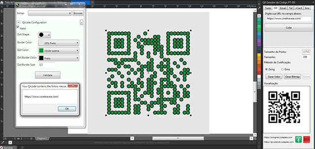 QR Code Generator Free Docker CorelDRAW X7 ao 2018 64bits - Corel na Veia