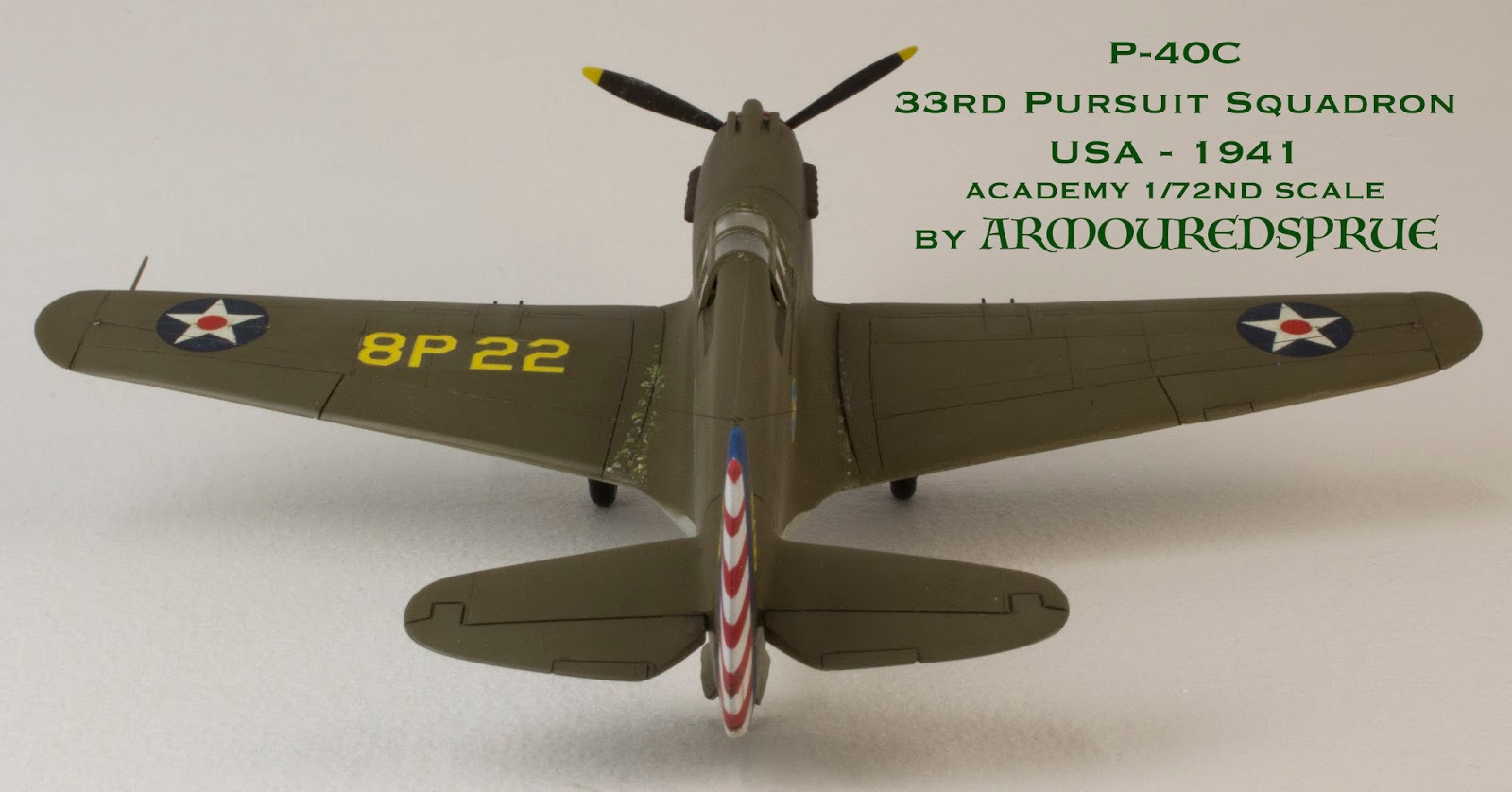 P-40C 33rd Pursuit Squadron, USA 1941 (ACADEMY 1/72) - Ready for Inspection - Aircraft ...