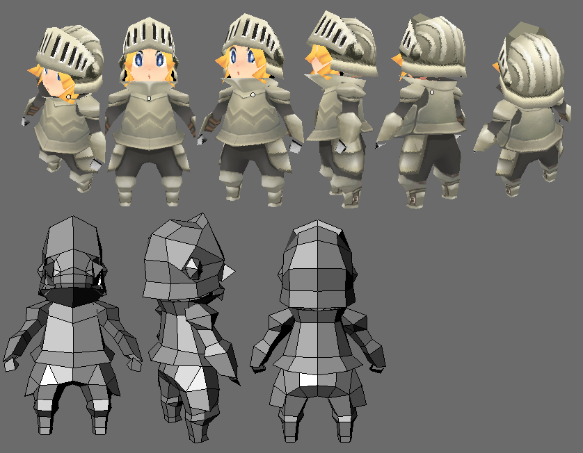 Toonish medieval game, trying out the low poly road - Works in Progress ...
