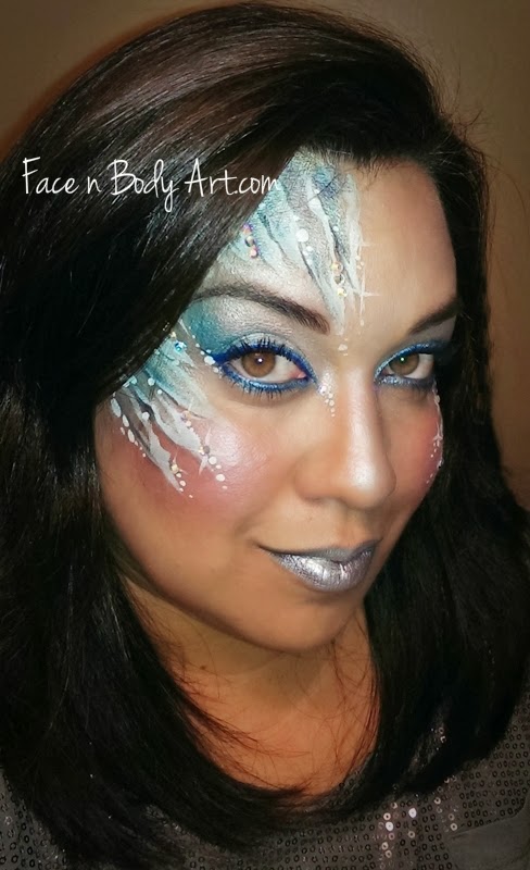 Shawna D. Make-up: FOTD Frozen face paint design