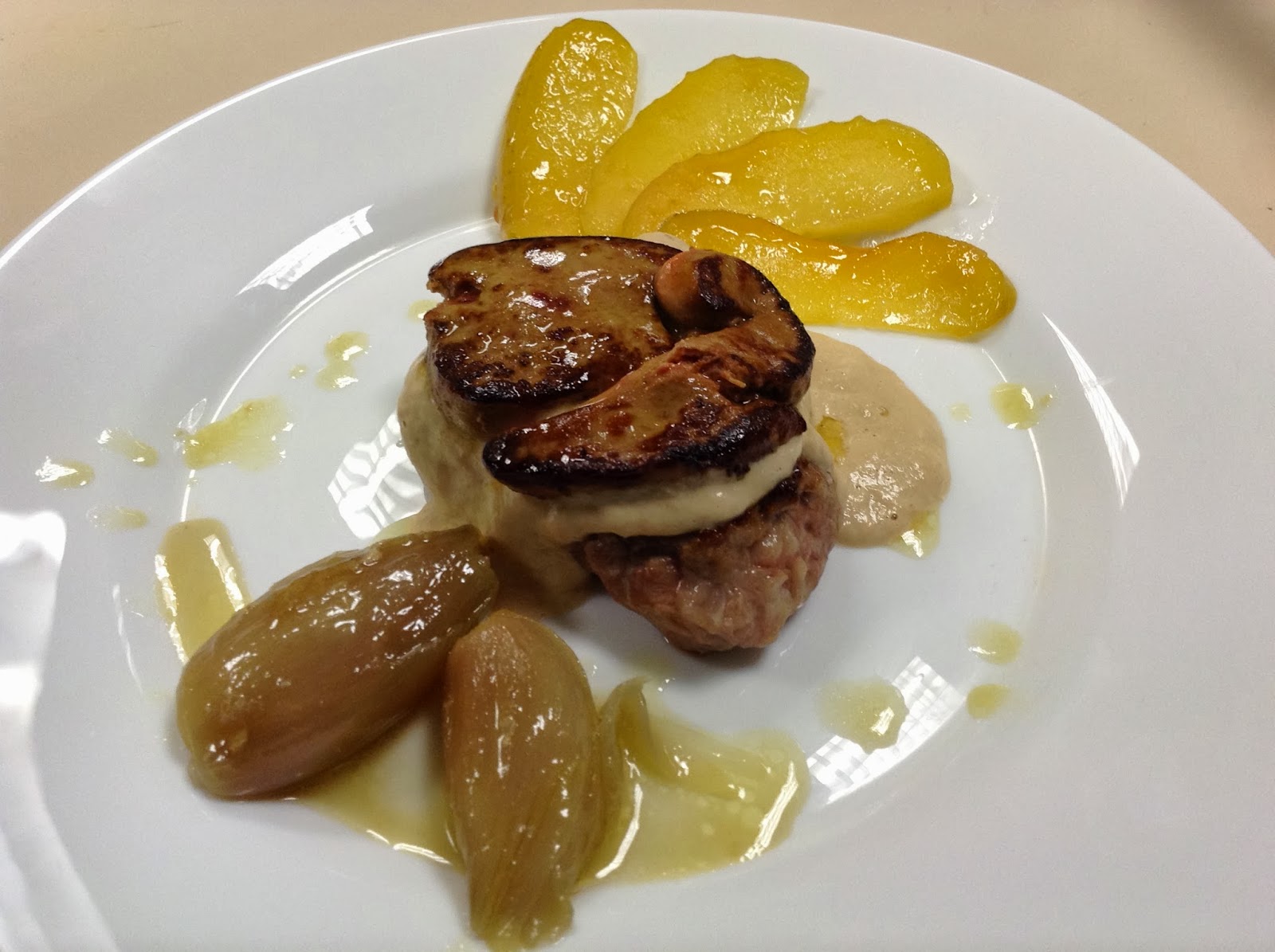 Gastronomía práctica: SOLOMILLO DE TERNERA AL FOIE CON ESCALONIAS Y ...