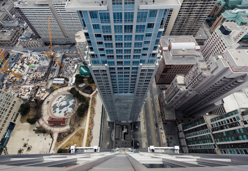 TODAY FOR TOMORROW: Vue plongeante du haut des buildings comme vous ne ...