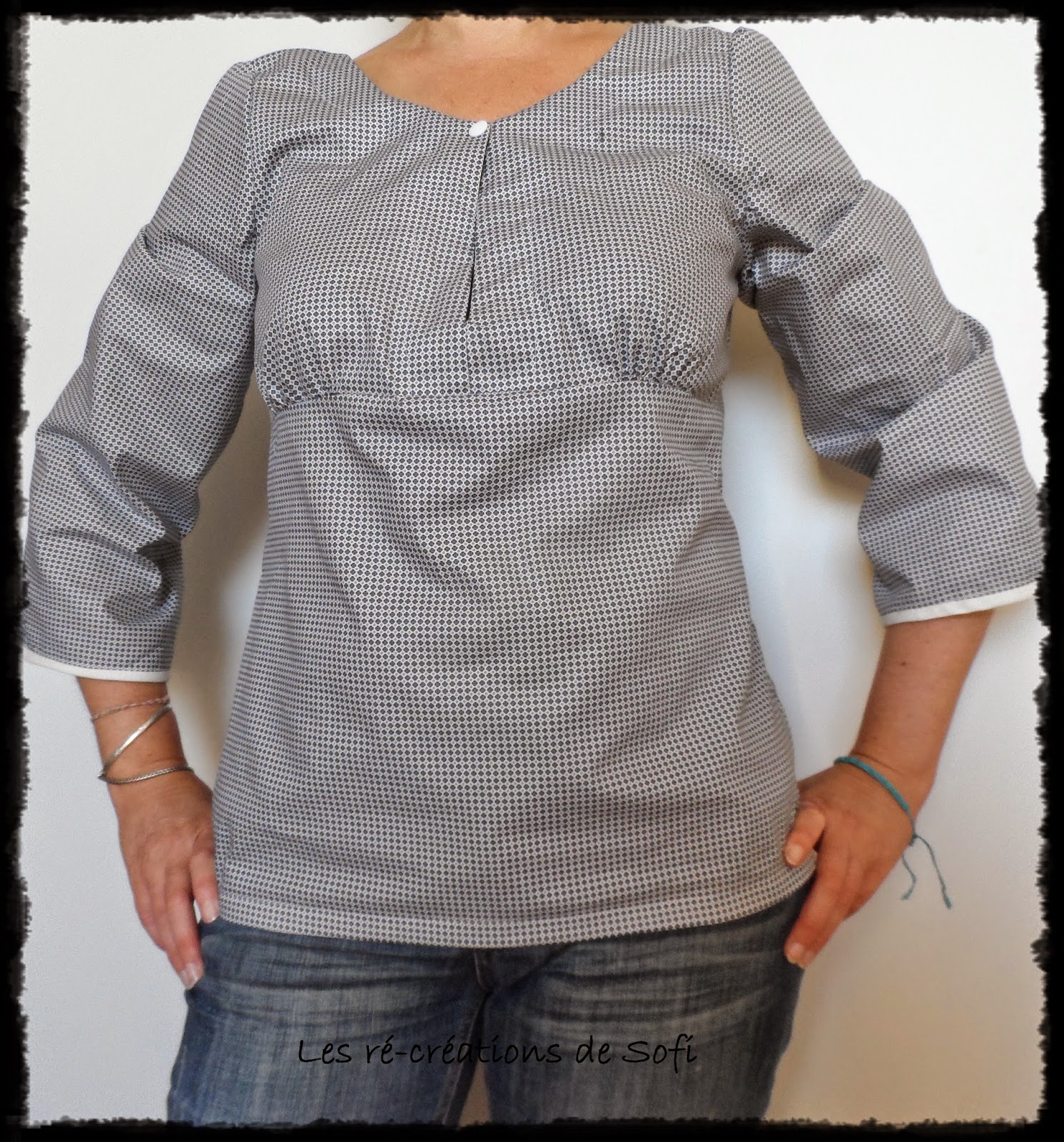 Les ré-créations de sofi: Blouse modèle New look 6515