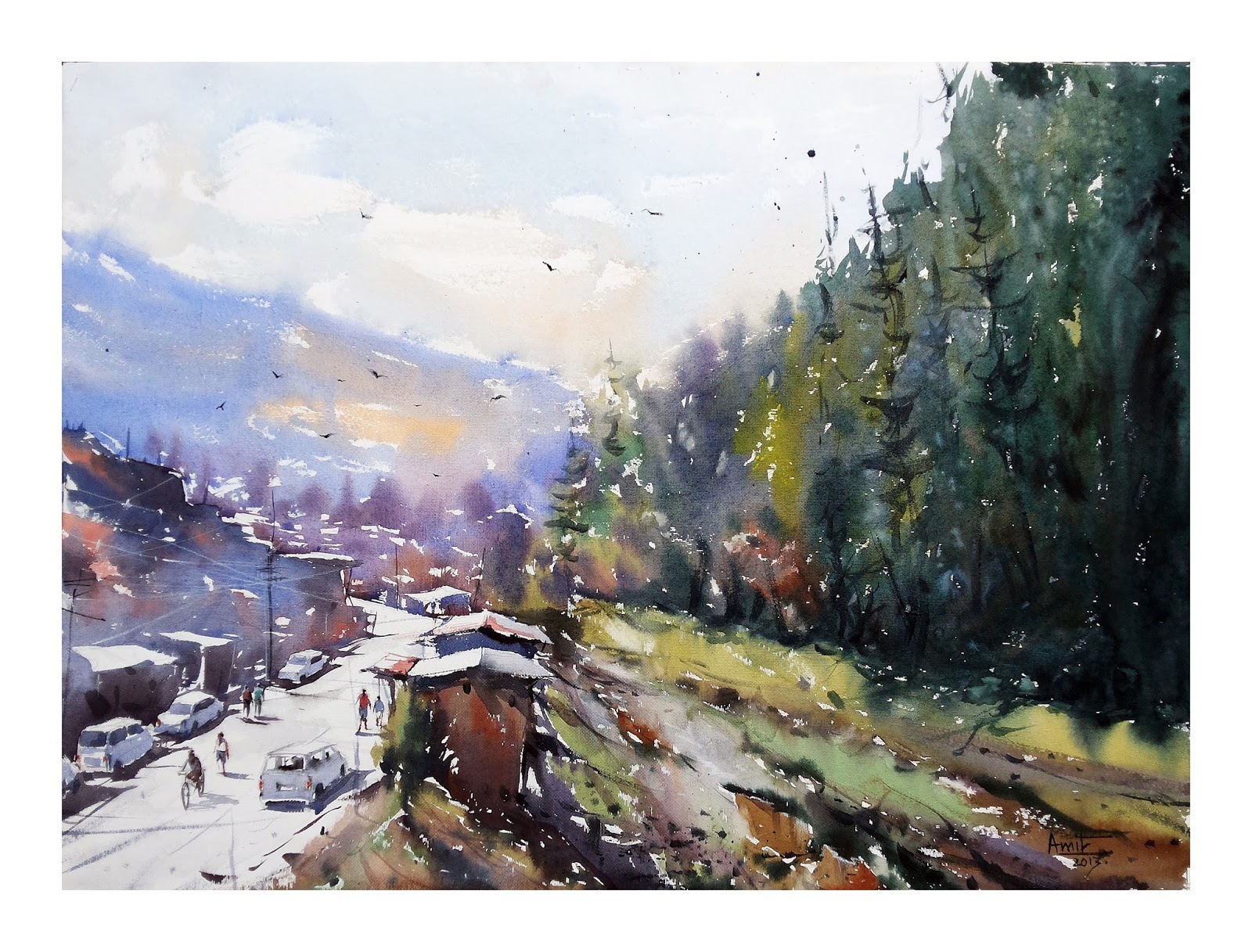 Artists of India: The Beauty of Hills : Amit Kapoor