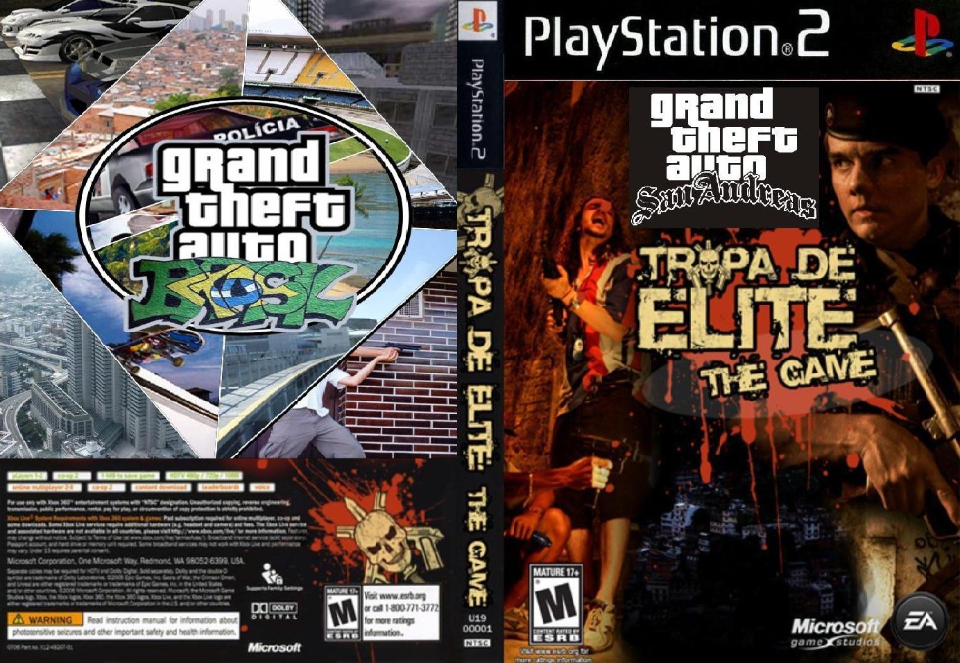 Cambuci Capas: Jogos PS2