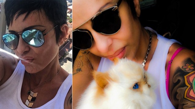 [¿QUE TE PARECE?] Conocida modelo embalsamó su gato y lo saca de paseo ...