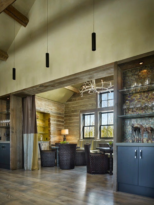 ESTILO RUSTICO: Rancho Rustico en Montana