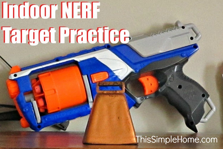 Fun Indoors: Nerf Target Practice - This Simple Home