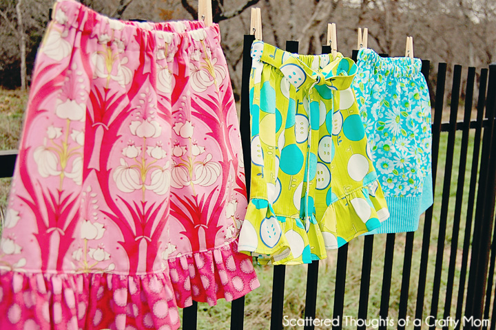 Simple Skirt Tutorial with Options for 3 Different Looks - Scattered ...
