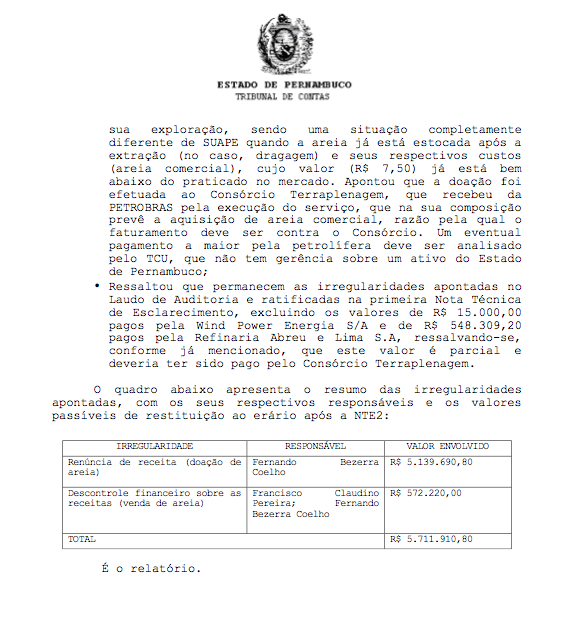 O TERROR DO NORDESTE: Marina sabia do contrato de R$ 120 milhões da ...