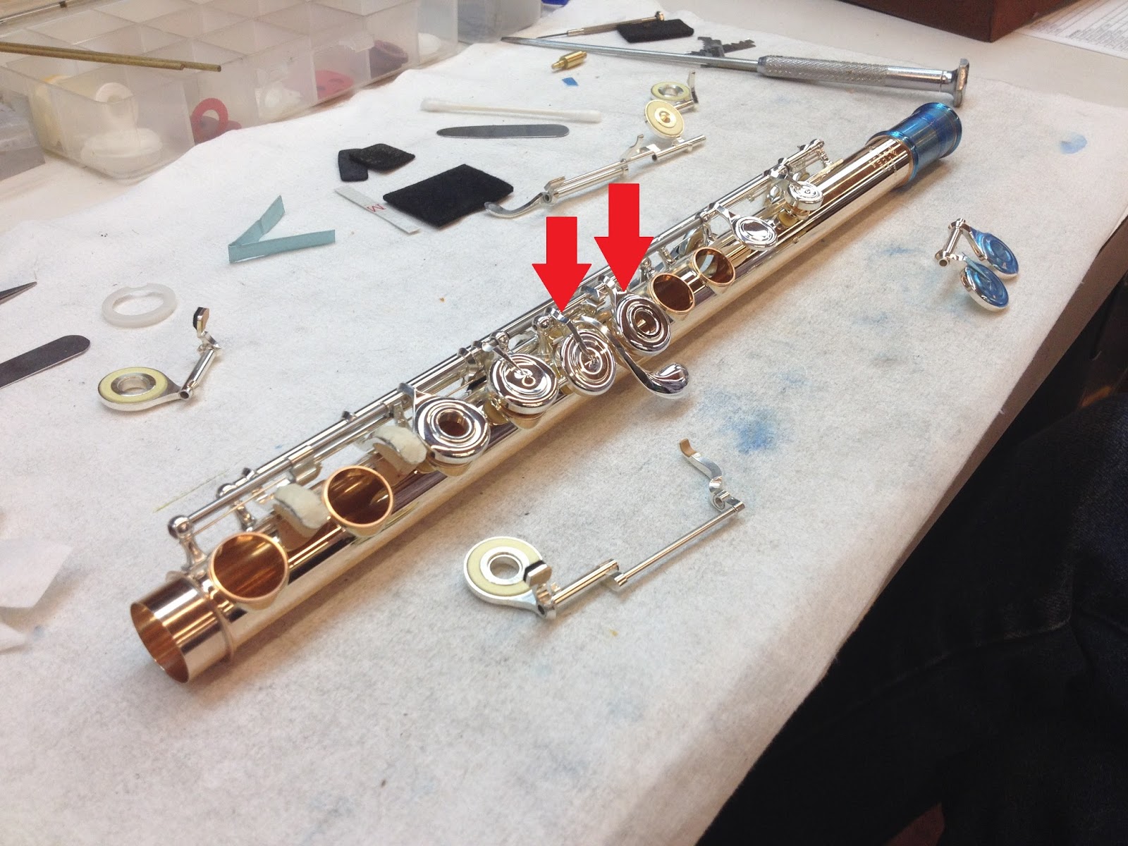 Flute Builder : Finishing the Split-E