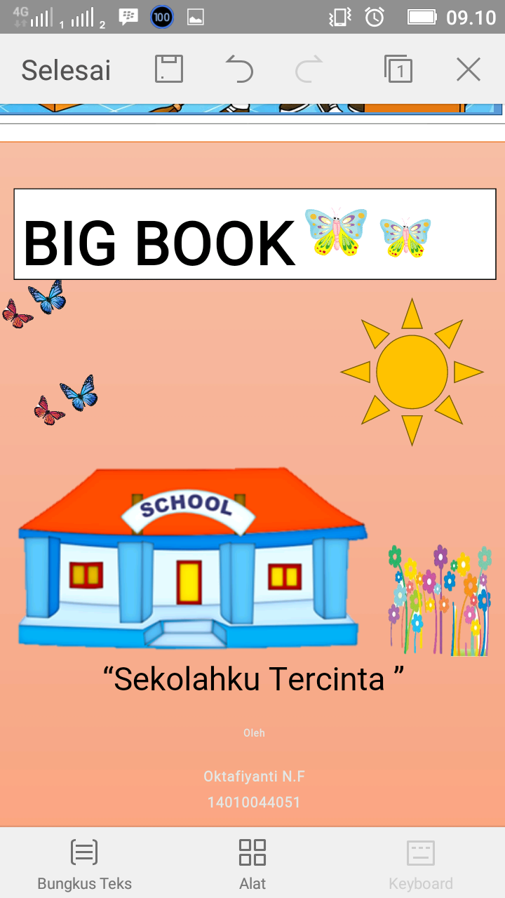 Literasi di sekolah: Media Big book, Mini book dan word wall