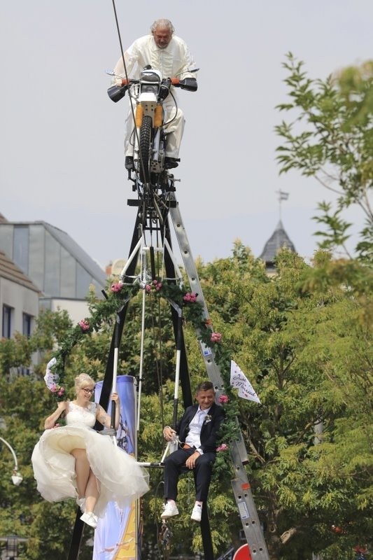 46 feet high from the ground