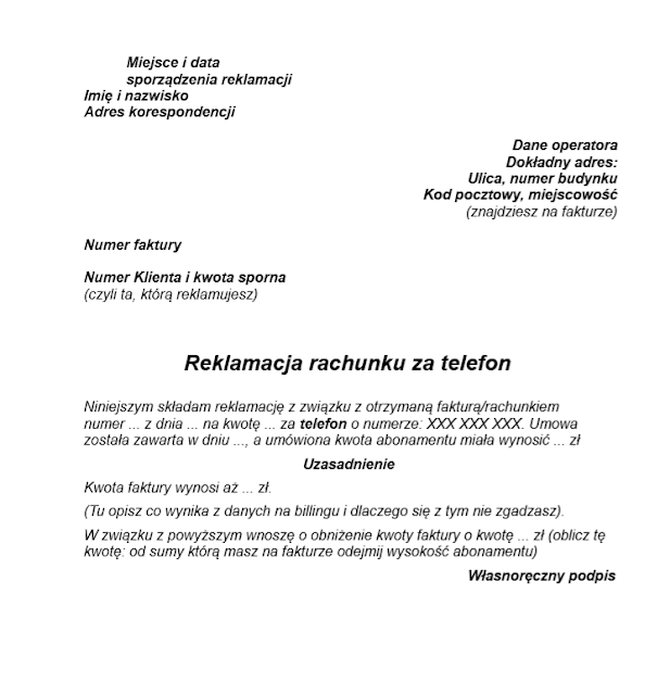 Wysoki rachunek za telefon