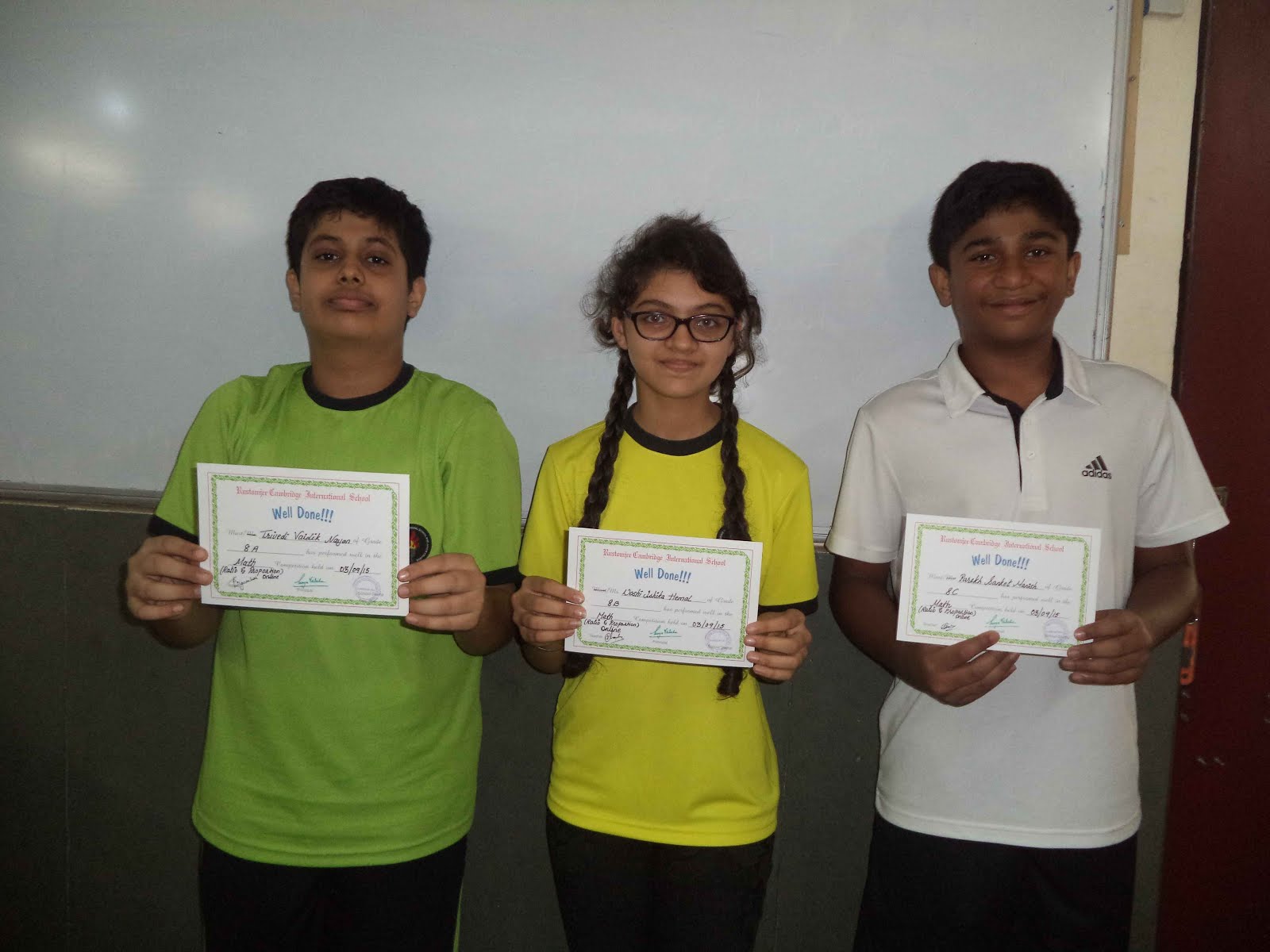 The Rustomjee Cambridge Diaries: Grade 6,7&8 – Winners of Math ...