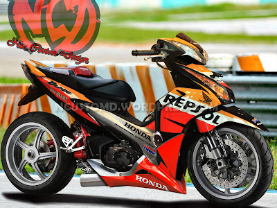 Modifikasi Motor Honda Blade Terbaru | Zona Auto