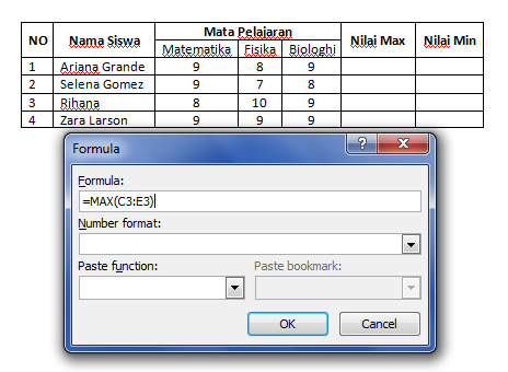 Mencari Nilai Terbesar ( Max ) dan Nilai Terkecil ( Min ) Menggunakan ...