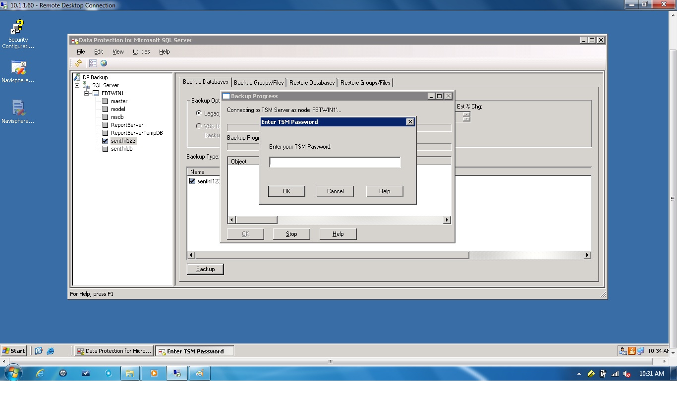 Remote Infrastructure Management: TDP SQL SERVER CONFIGURATION