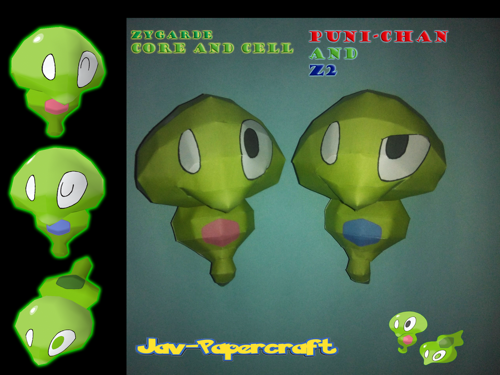 jav-papercraft.blog: puni-chan (zygarde core and cell)