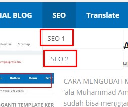 CARA MEMBUAT SUB – MENU BAR