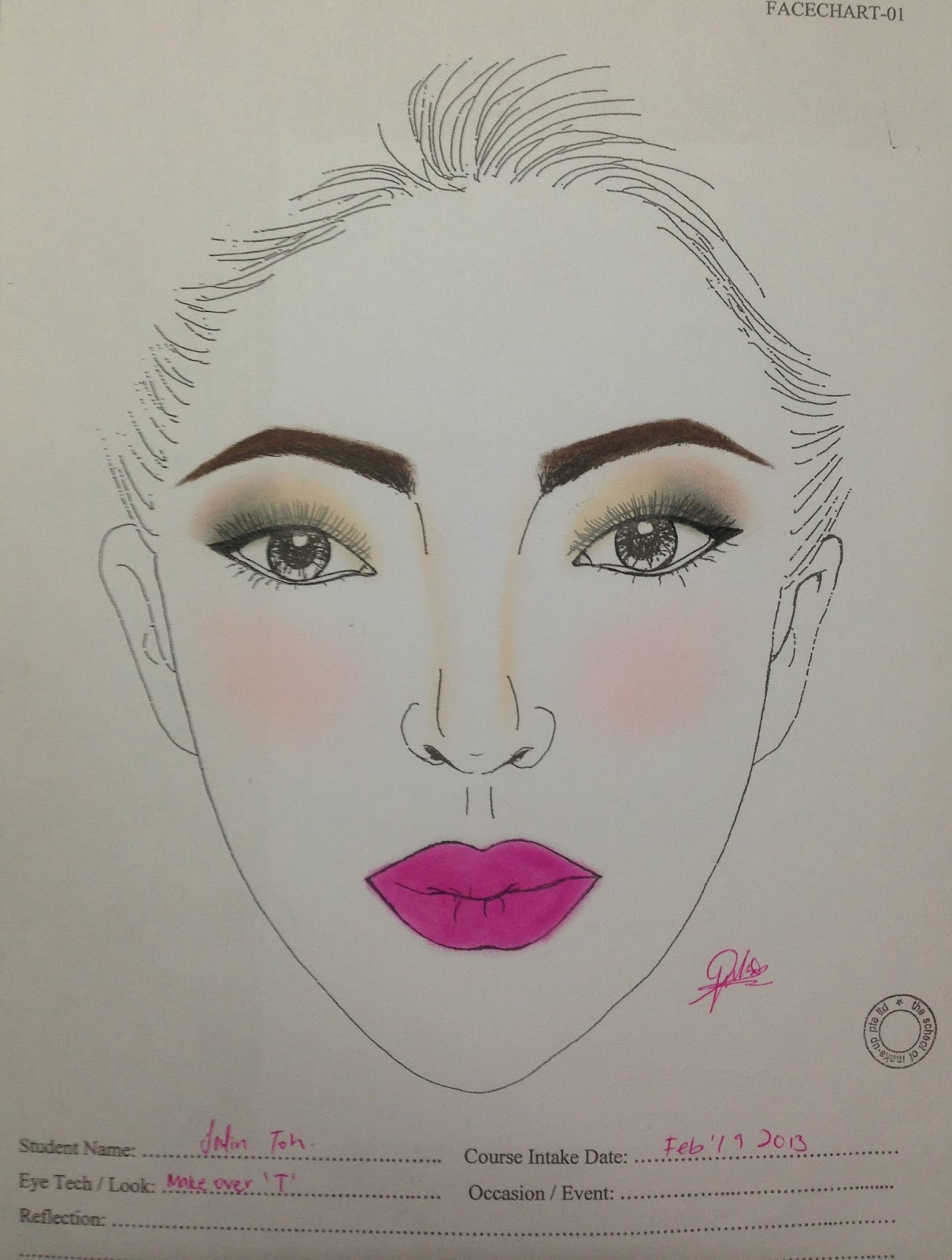 Makeup is my Art: Paper Works / Face Charts / Eye templates