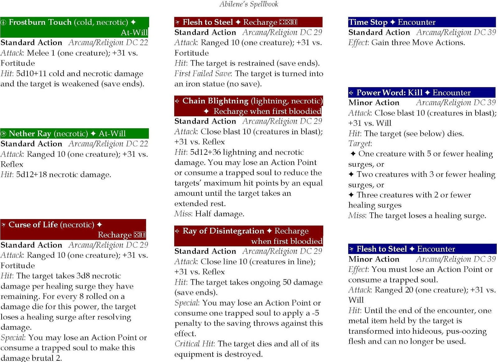 DMG 42: The Lich-Queen's Beloved: Spellbook
