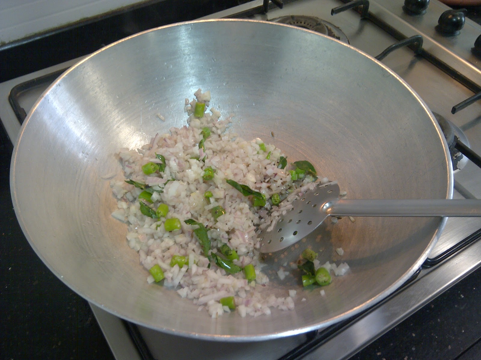 AMU'S RECIPES: Eggplant Poha (Vangi Pohe)