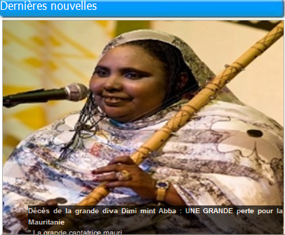 Fogosa Fuga: Dimi Mint Abba, cantora mauritana