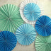 A Good Stuff: Paper Fan Flower Decor