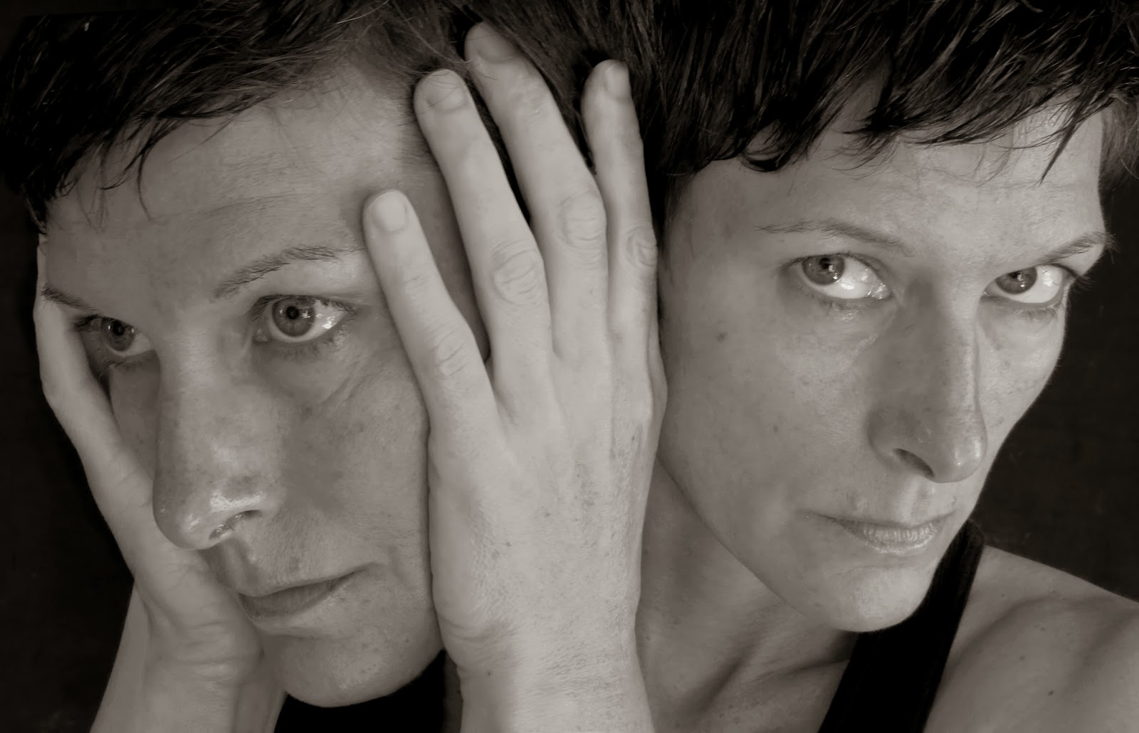 A Face A Day: 365 self portraits and others: Behind the mask