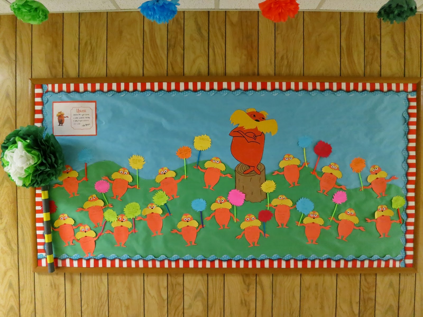 Tearless Teaching: The Lorax Bulletin Board