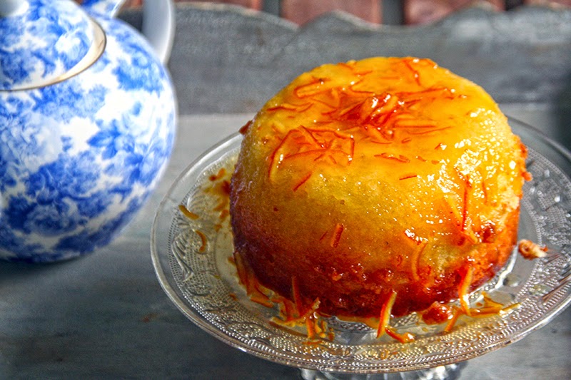 wabi: Orange marmalade pudding - Πουτίγκα μαρμελάδα πορτοκάλι