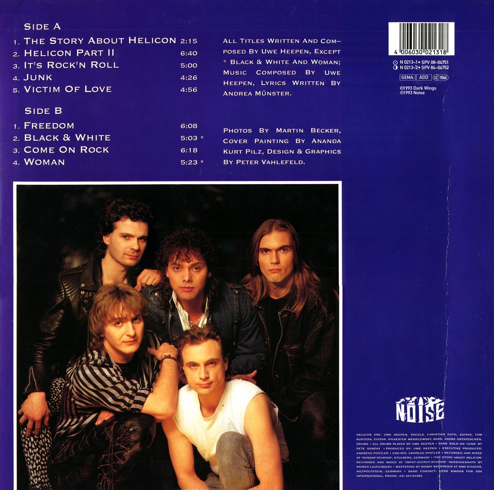 1993 Helicon - Helicon - Rockronología