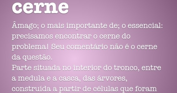 Significado de Cerne