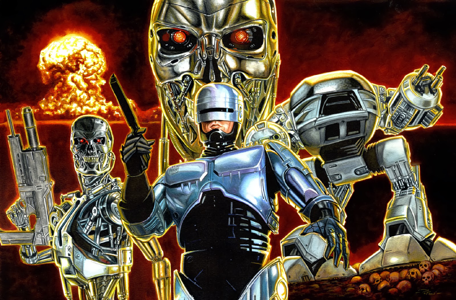 patart: ROBOCOP VS TERMINATOR CLOSE UPS