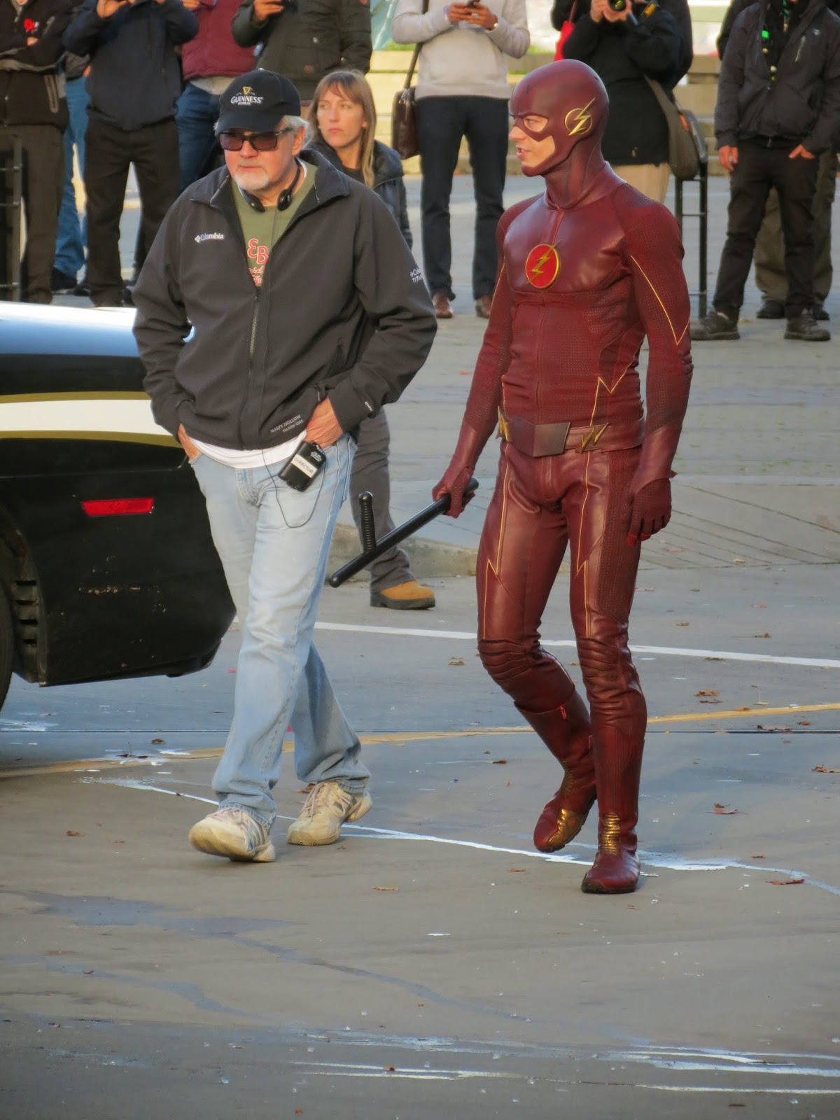 Vancouver Street Blog: The Flash TV Show Filming At Jack Poole Plaza ...