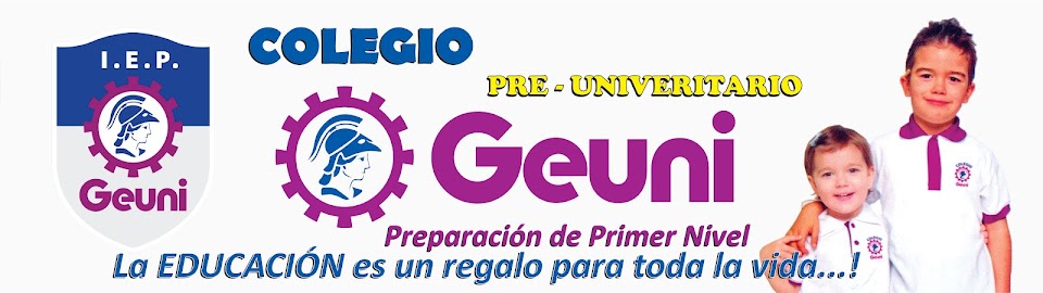 COLEGIO PRE-UNIVERSITARIO "GEUNI" - CAÑETE